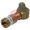 Air Products Argon / Ferromaxx Angled Quick Connect - Welding Supplies from Rapid Welding
