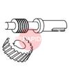 Worm Shaft And Wheel - Welding Supplies from Rapid Welding