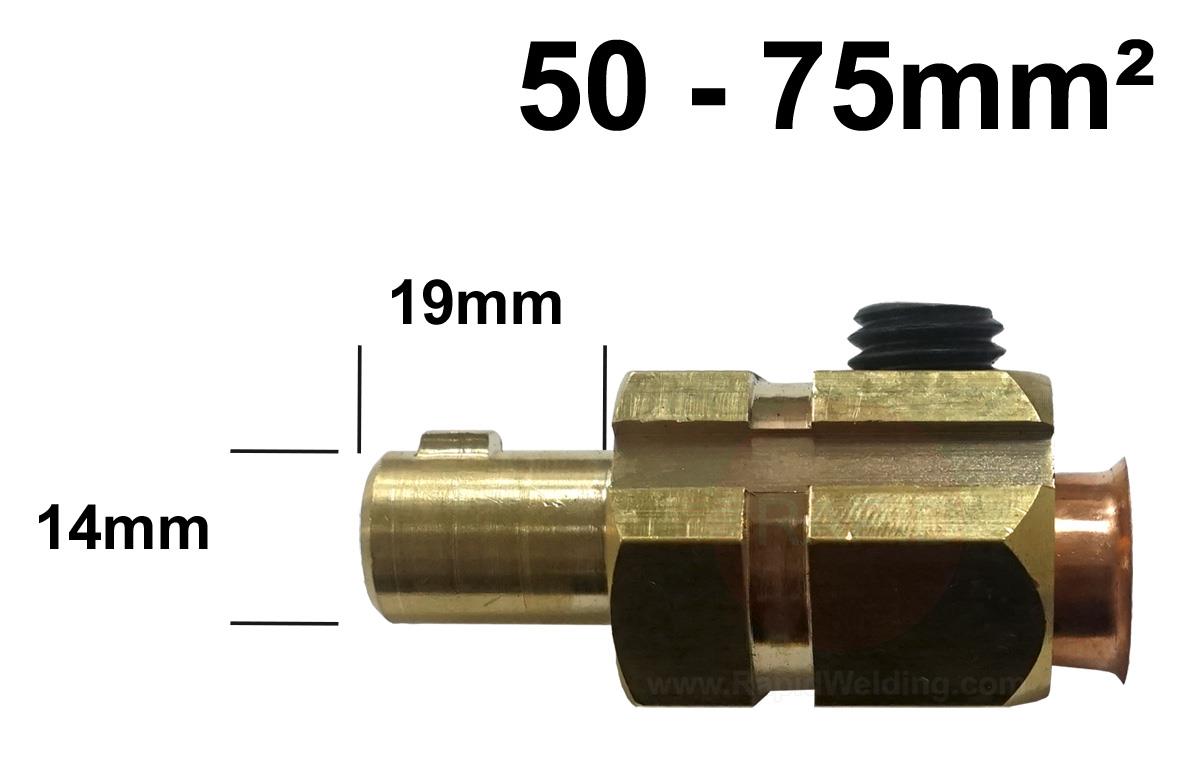 Buy Dinse Type Cable Plug For 50 To 70 mm Sq Welding Cable - Welding ...